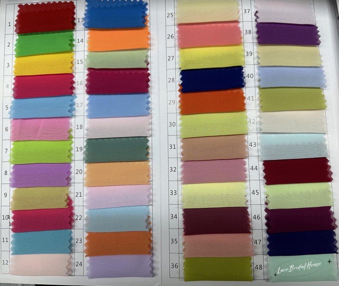 Custom Chiffon Color for Bridal Scarf - Etsy