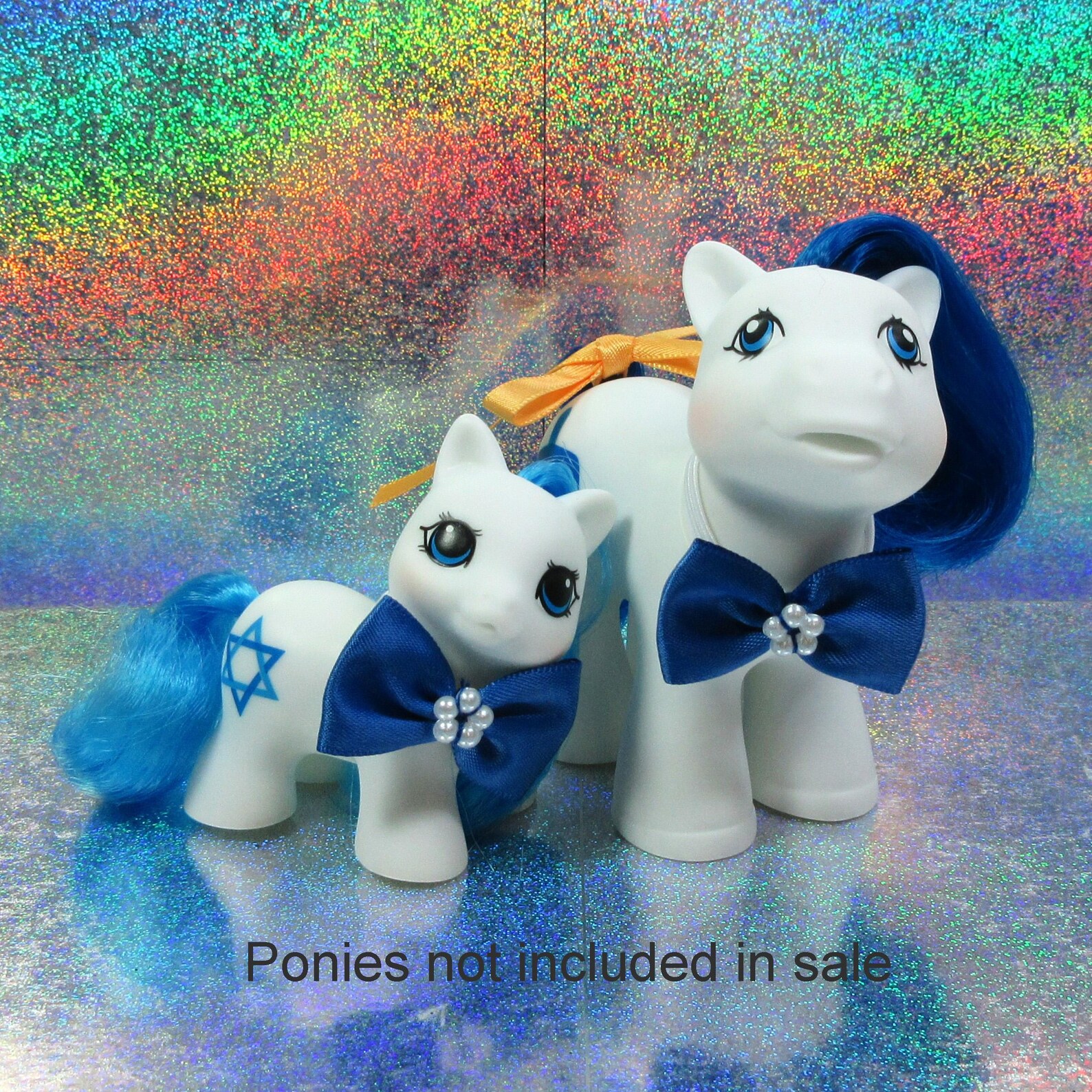 Blue Bowties for G1 Vintage Big Boy, Baby Boy and Teeny Ponies - Etsy