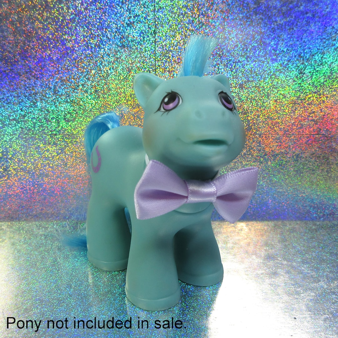 Lilac Bowties to Fit: G1 Vintage Baby Boy Ponies - Etsy