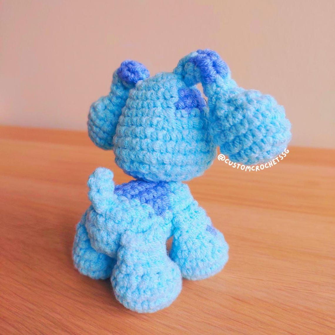 Blue's Clues' Blue PDF Pattern | Blue's Clues Dog | Blue Dog | Puppy ...
