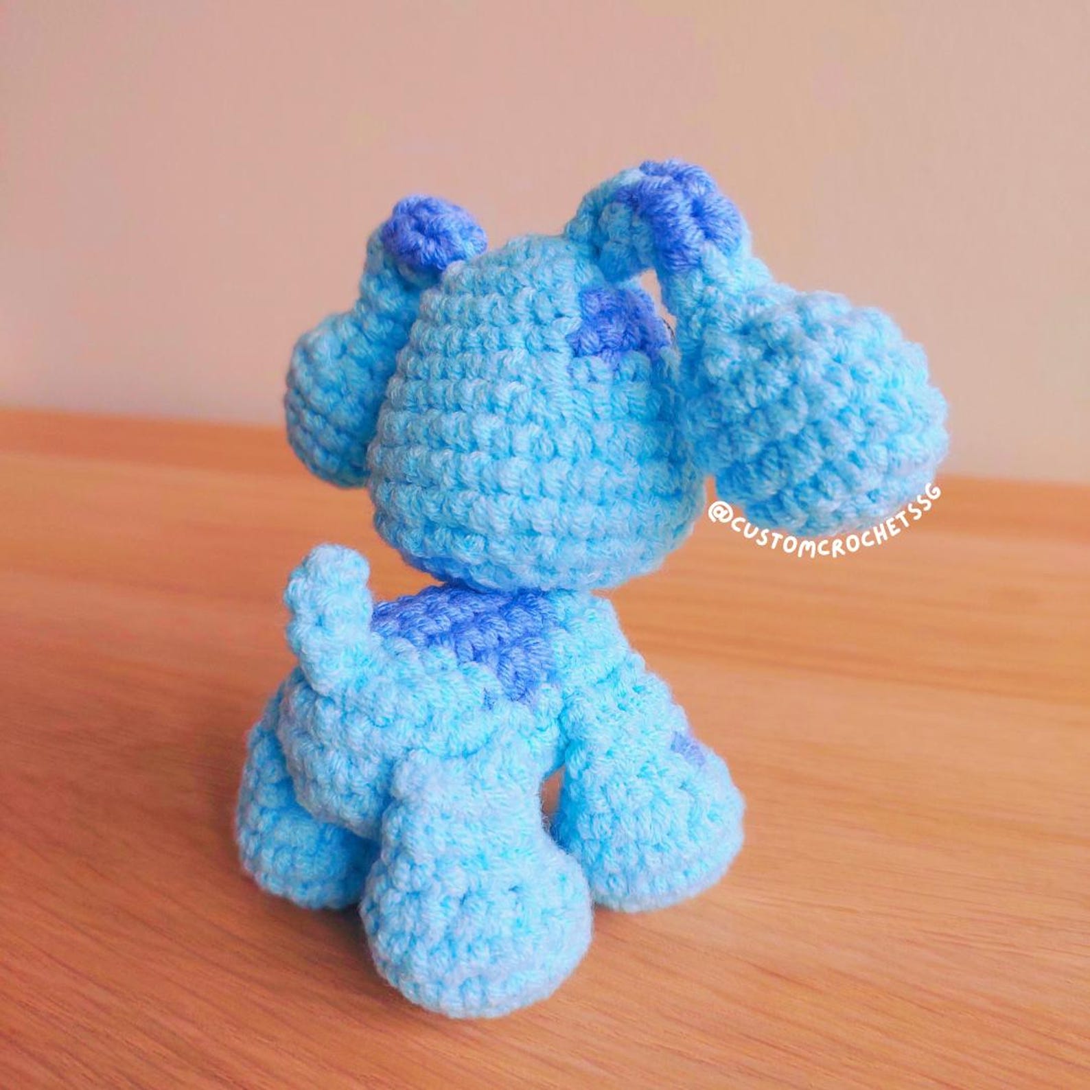 Blue's Clues' Blue PDF Pattern | Blue's Clues Dog | Blue Dog | Puppy ...