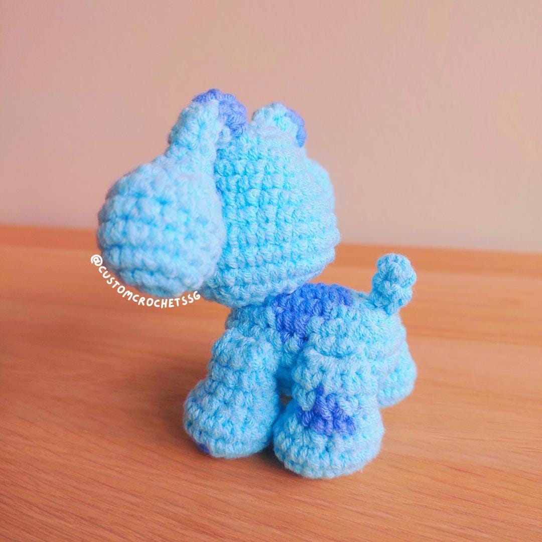Blue's Clues' Blue PDF Pattern | Blue's Clues Dog | Blue Dog | Puppy ...