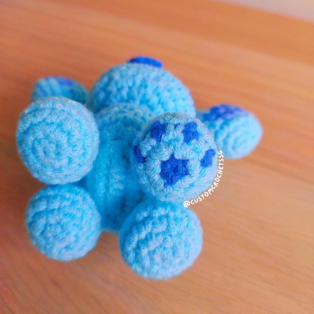 Blue's Clues' Blue PDF Pattern | Blue's Clues Dog | Blue Dog | Puppy ...
