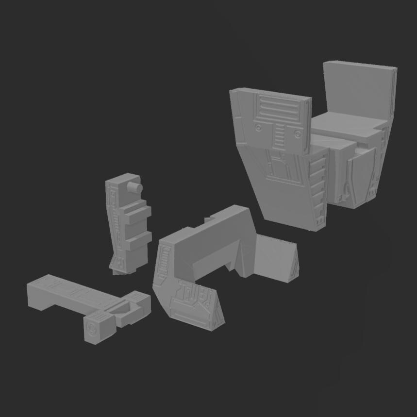 Transformers Upgrade Kit for Masterpiece Raiden Combiner DIGITAL FILES ...