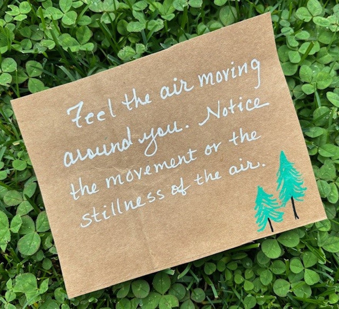 Forest Therapy/forest Bathing/shinrin Yoku Nature-based Invitations (6 ...