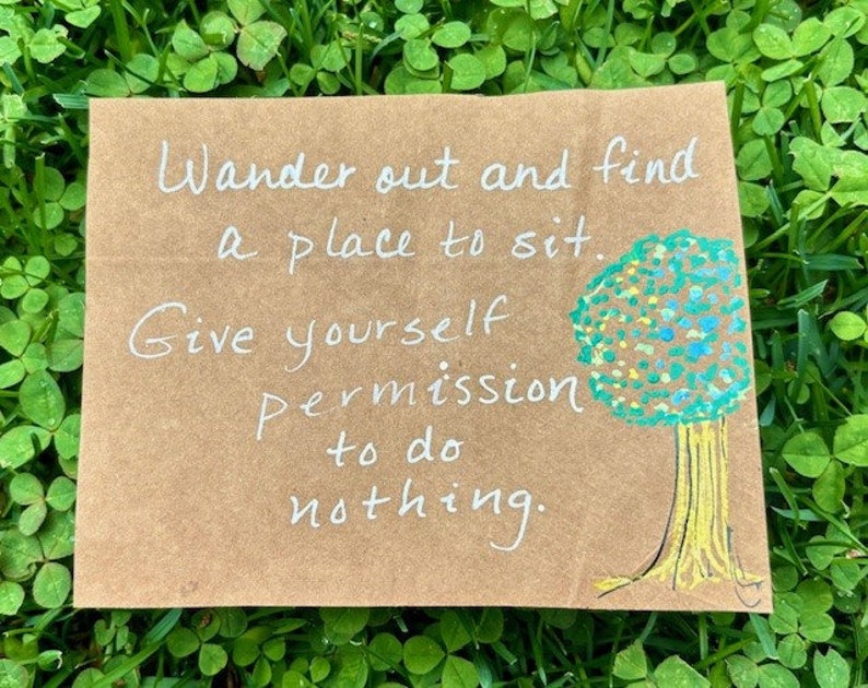 Forest Therapy/forest Bathing/shinrin Yoku Nature-based Invitations (6 ...