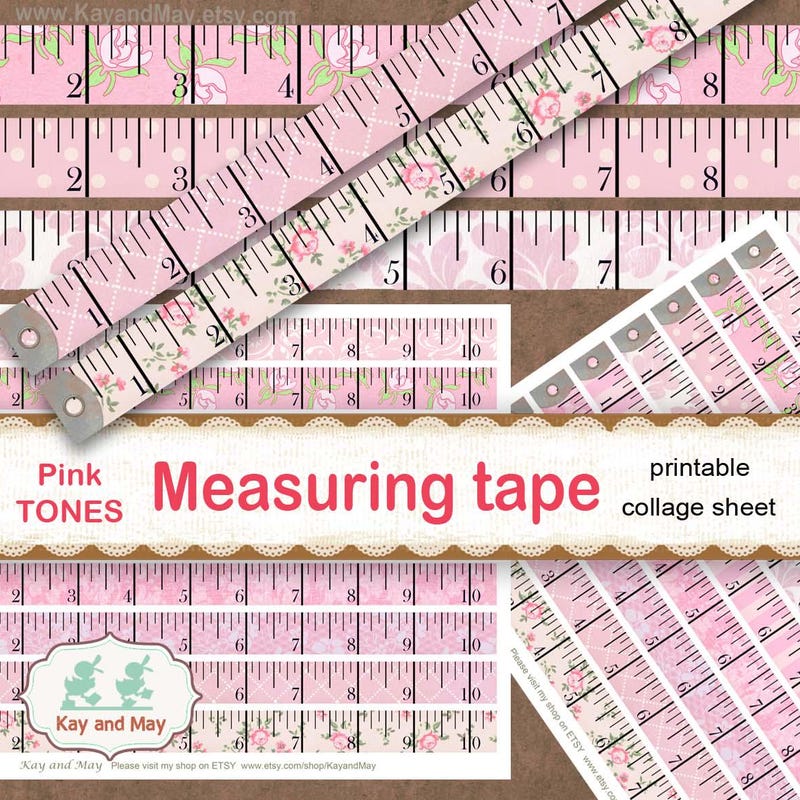 Pink Tape Measure - Etsy