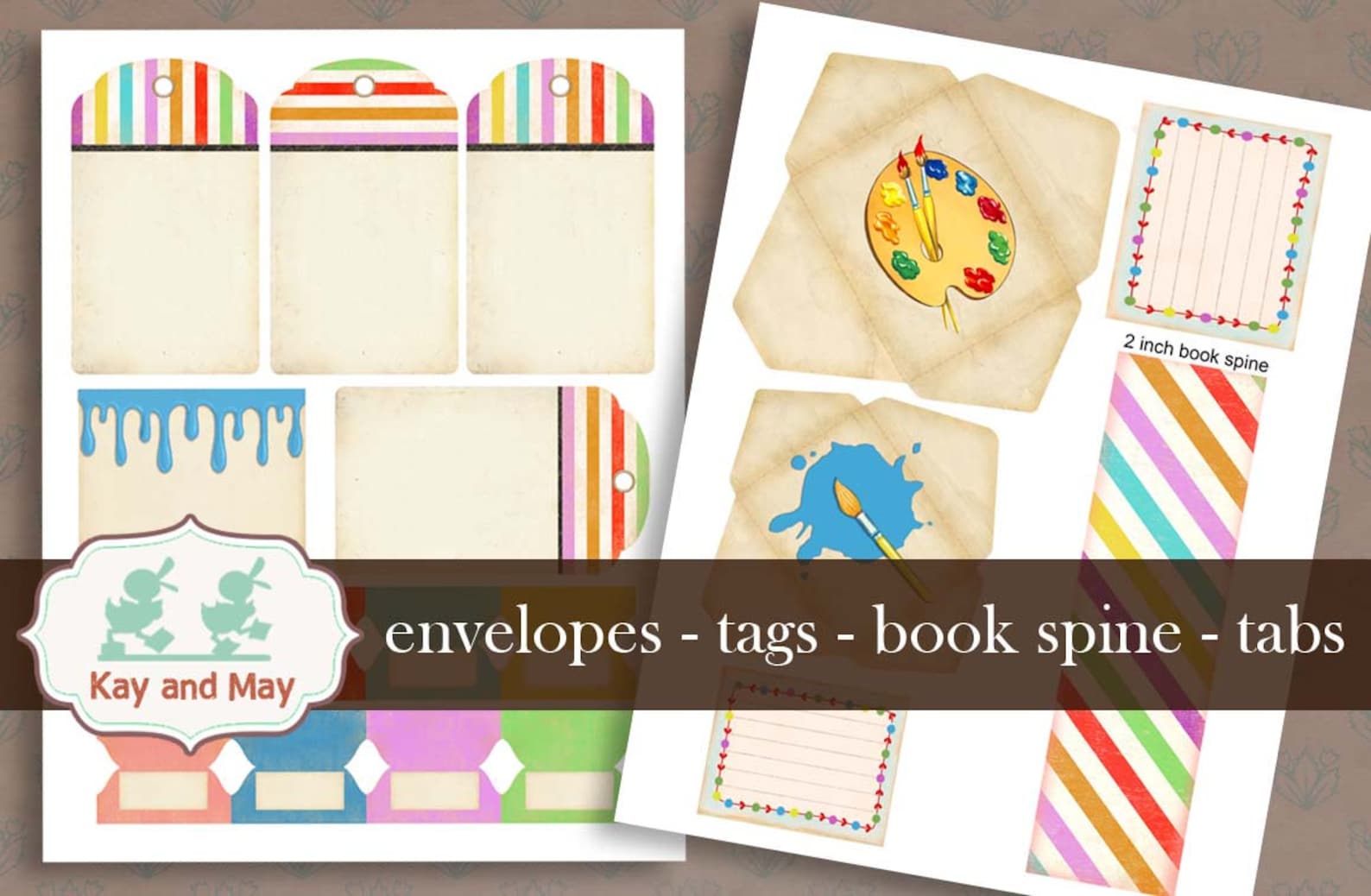 Printable Journal Kit ART Journal Creative Journal Retro - Etsy