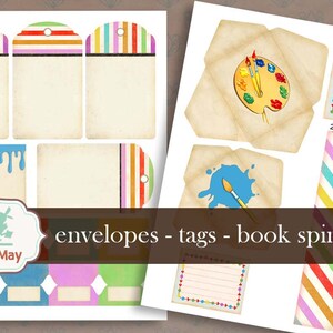 Printable Journal Kit - ART Journal, Creative Journal, Retro Artist ...