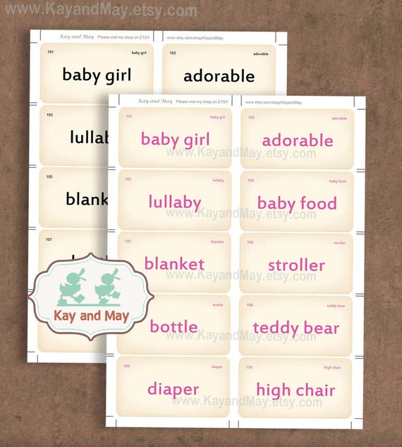 Vocabulary For Babies