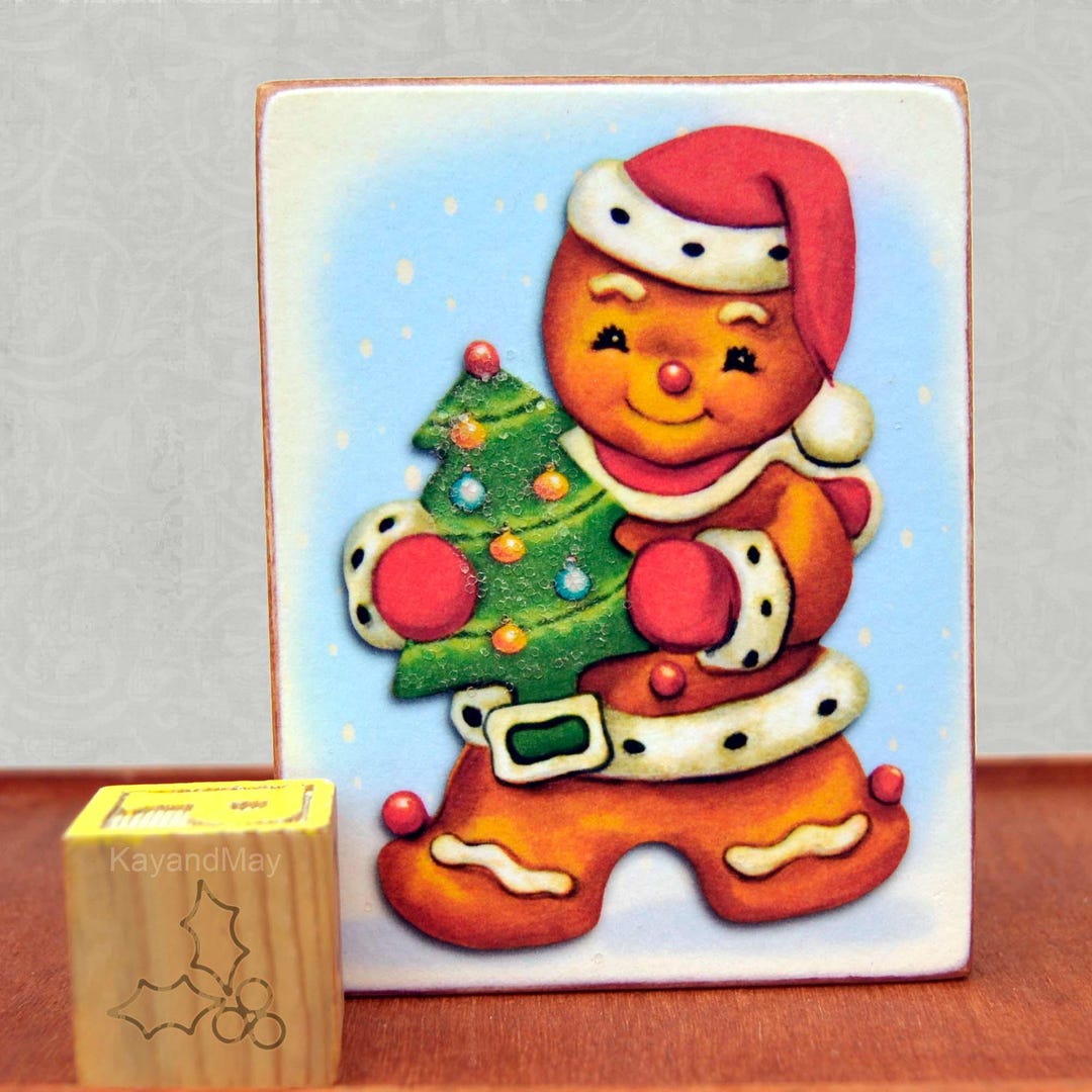 Gingerbread Man Shelf Sitter Sign / Handmade Christmas Home Decor for ...