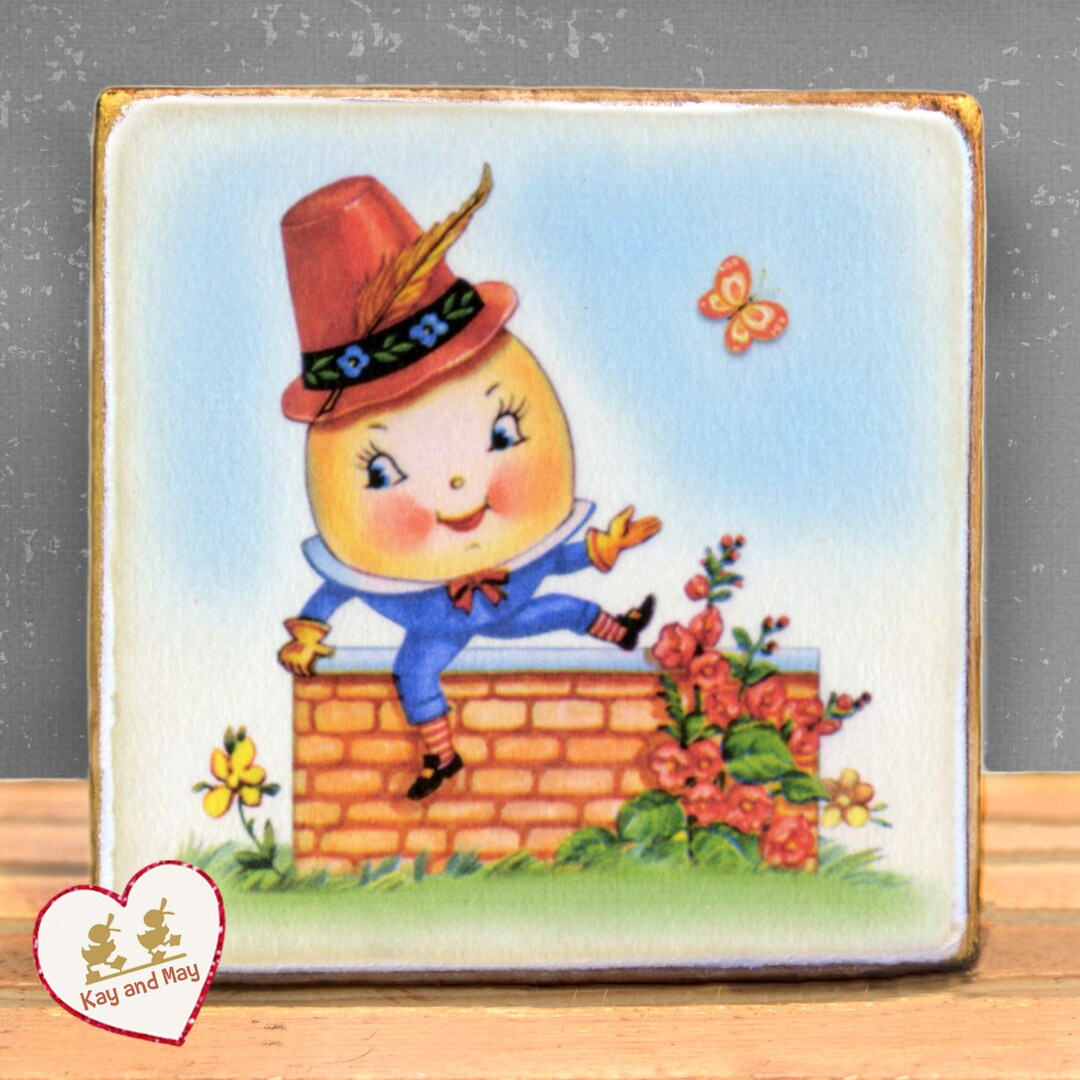 Humpty Dumpty Shelf Sitter Sign, Baby Boy Gift, Baby First Birthday ...