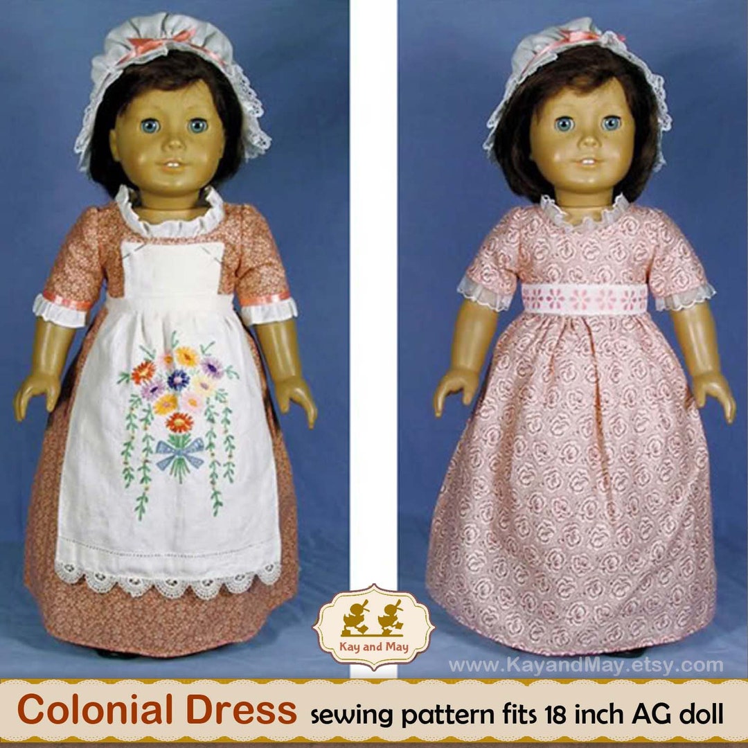 Felicity or Elizabeth Sewing Pattern Fits American Girl 18 Inch Dolls ...