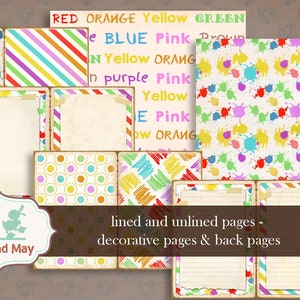 Printable Journal Kit ART Journal Creative Journal Retro | Etsy