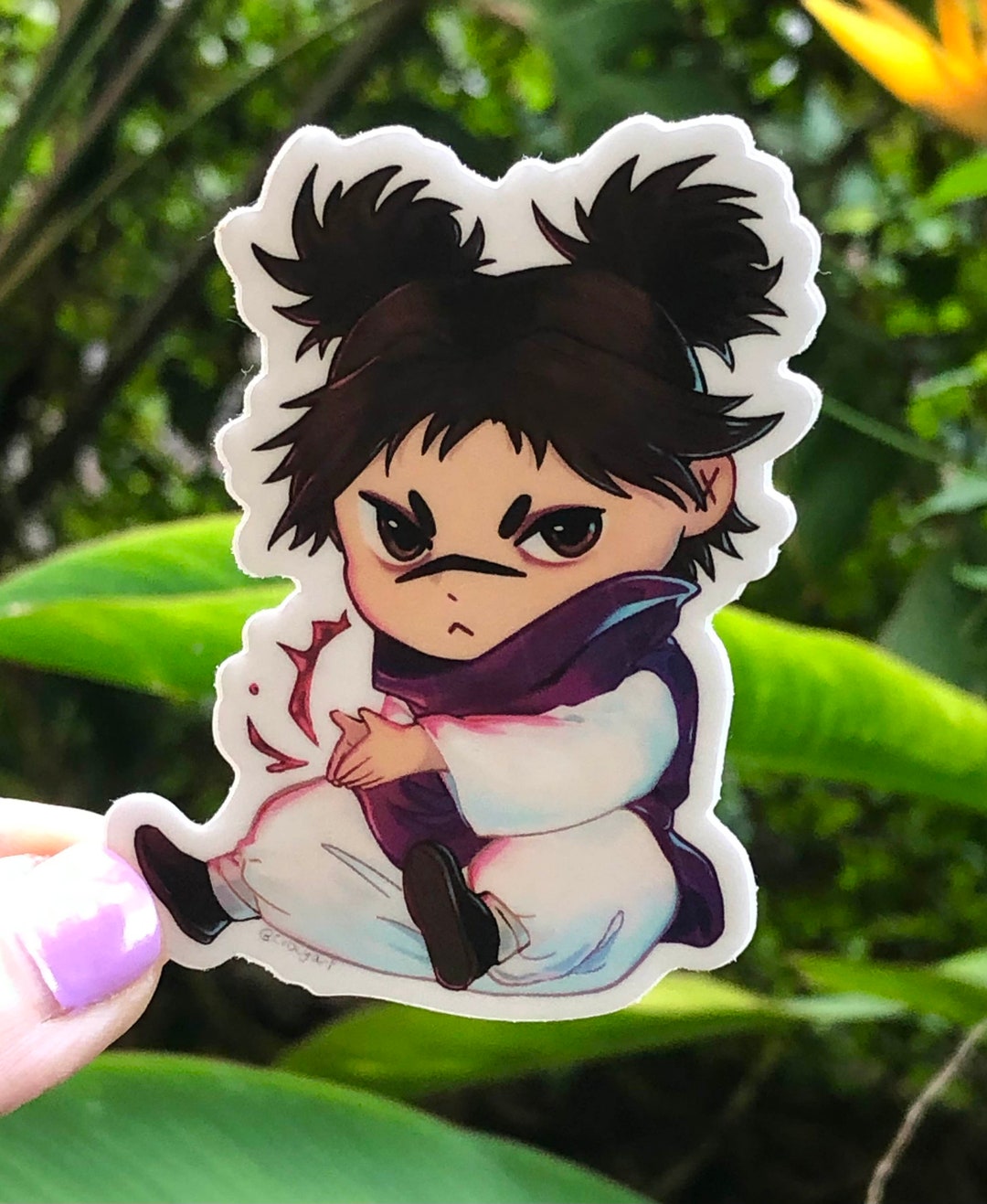 Choso Jjk Cute Chibi Anime Glossy Laptop Diecut Sticker - Etsy