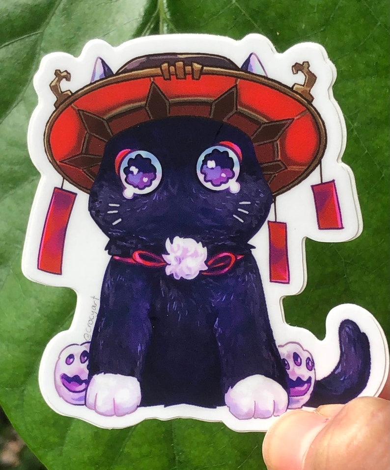 Scarameow, Scaramouche Cat, Genshin Wanderer, Anime Diecut 3"in Genshin ...