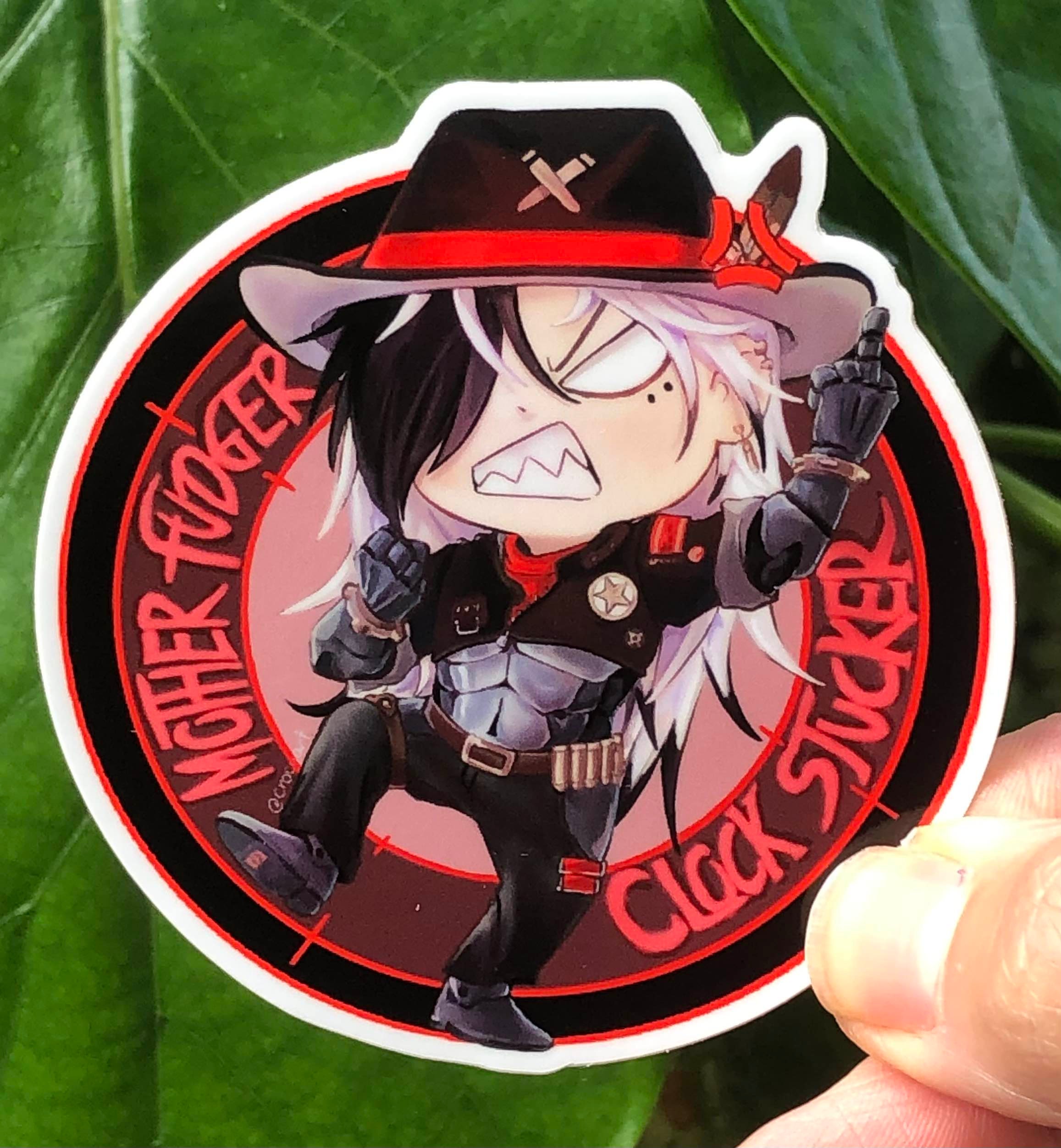 Boothill "swearing" Honkai Star Rail 3"in Hsr Chibi Anime Circle ...