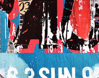 This Edgy Street Art Collage is Made From Posters Torn From the Streets ...