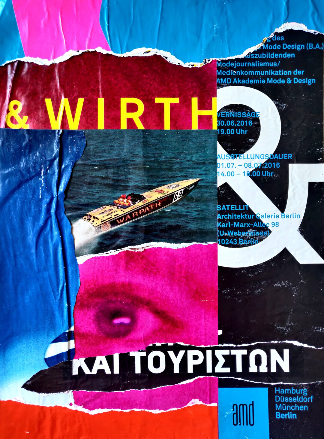 This Edgy Street Art Collage is Made From Posters Torn From the Streets ...