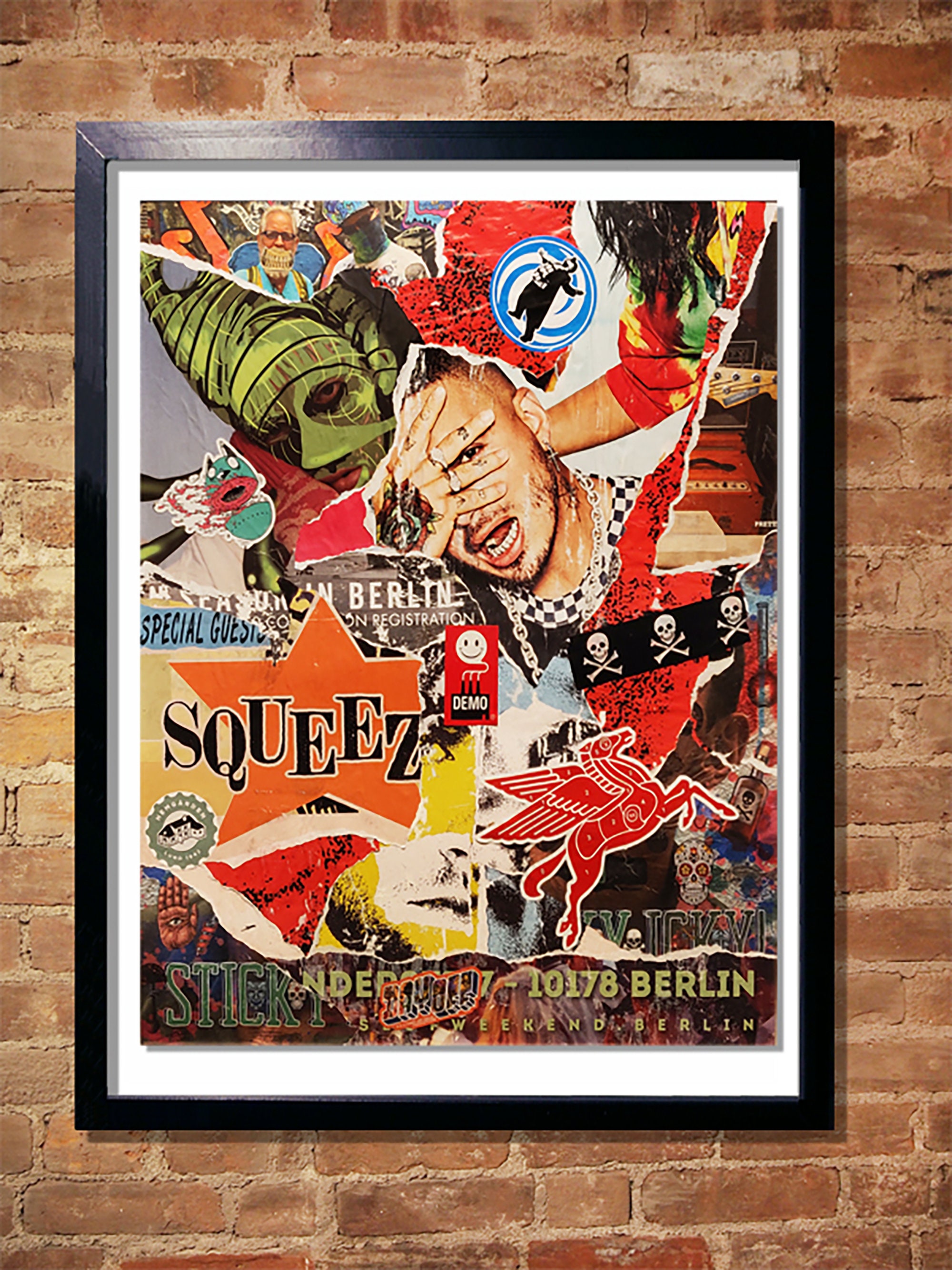 This Edgy Street Art Collage is Made From Posters Torn From the Streets ...