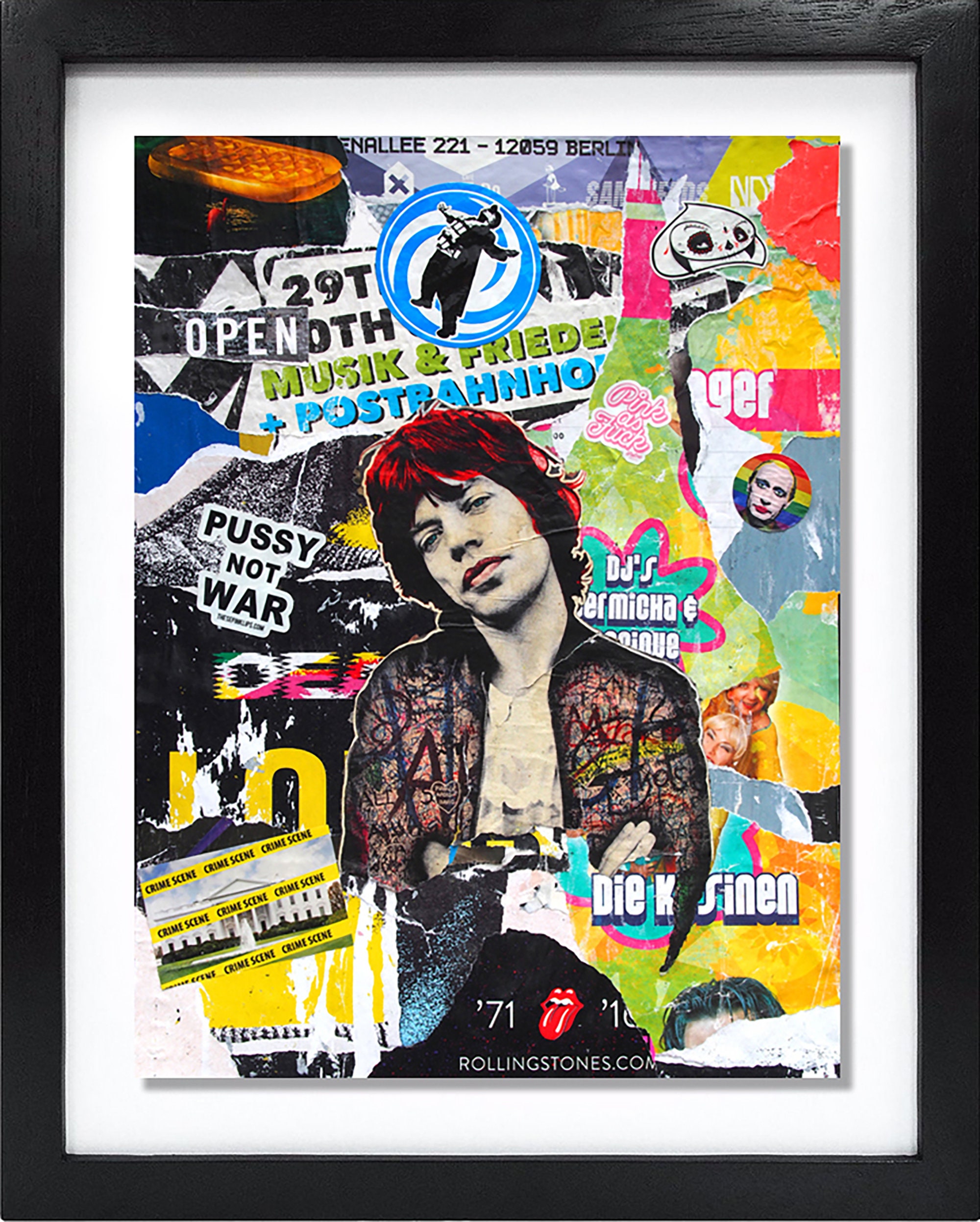 This Edgy Street Art Collage is Made From Posters Torn From the Streets ...