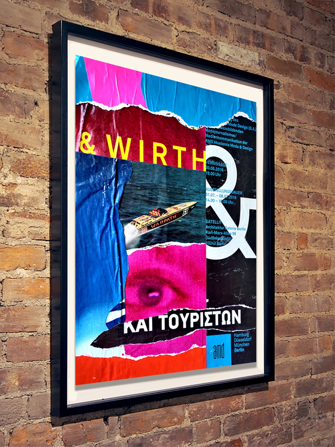 This Edgy Street Art Collage is Made From Posters Torn From the Streets ...