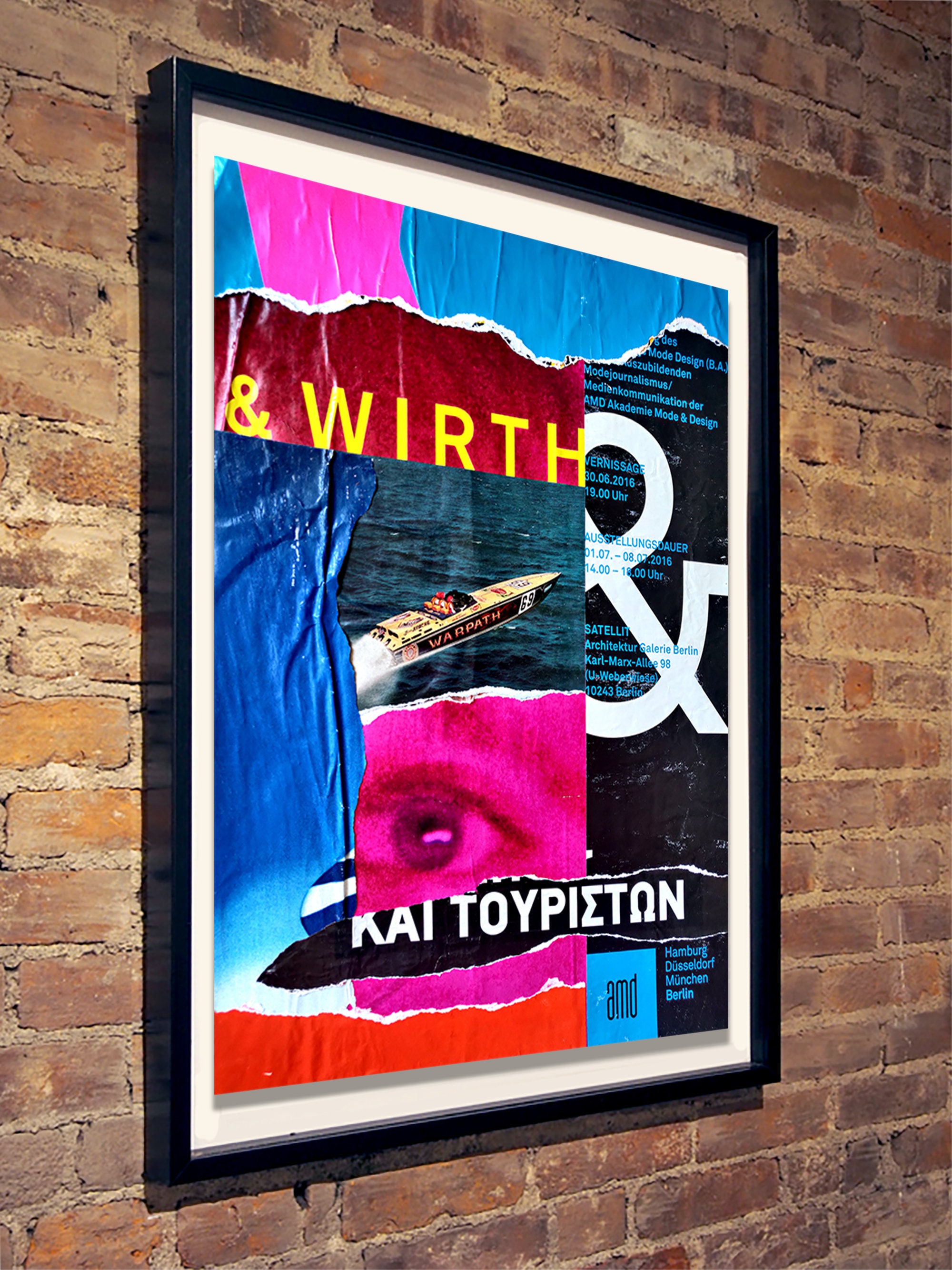 This Edgy Street Art Collage is Made From Posters Torn From the Streets ...