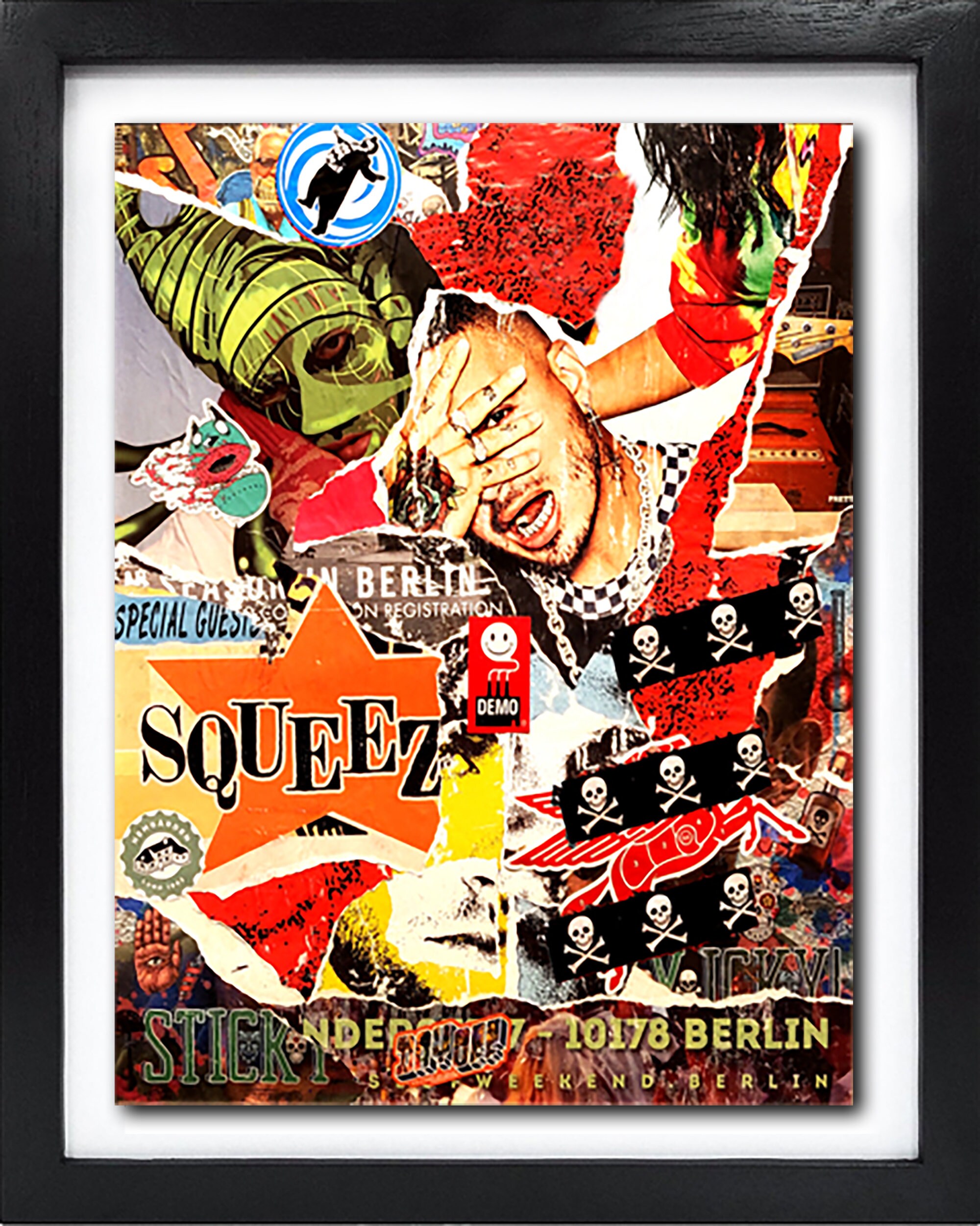 This Edgy Street Art Collage is Made From Posters Torn From the Streets ...