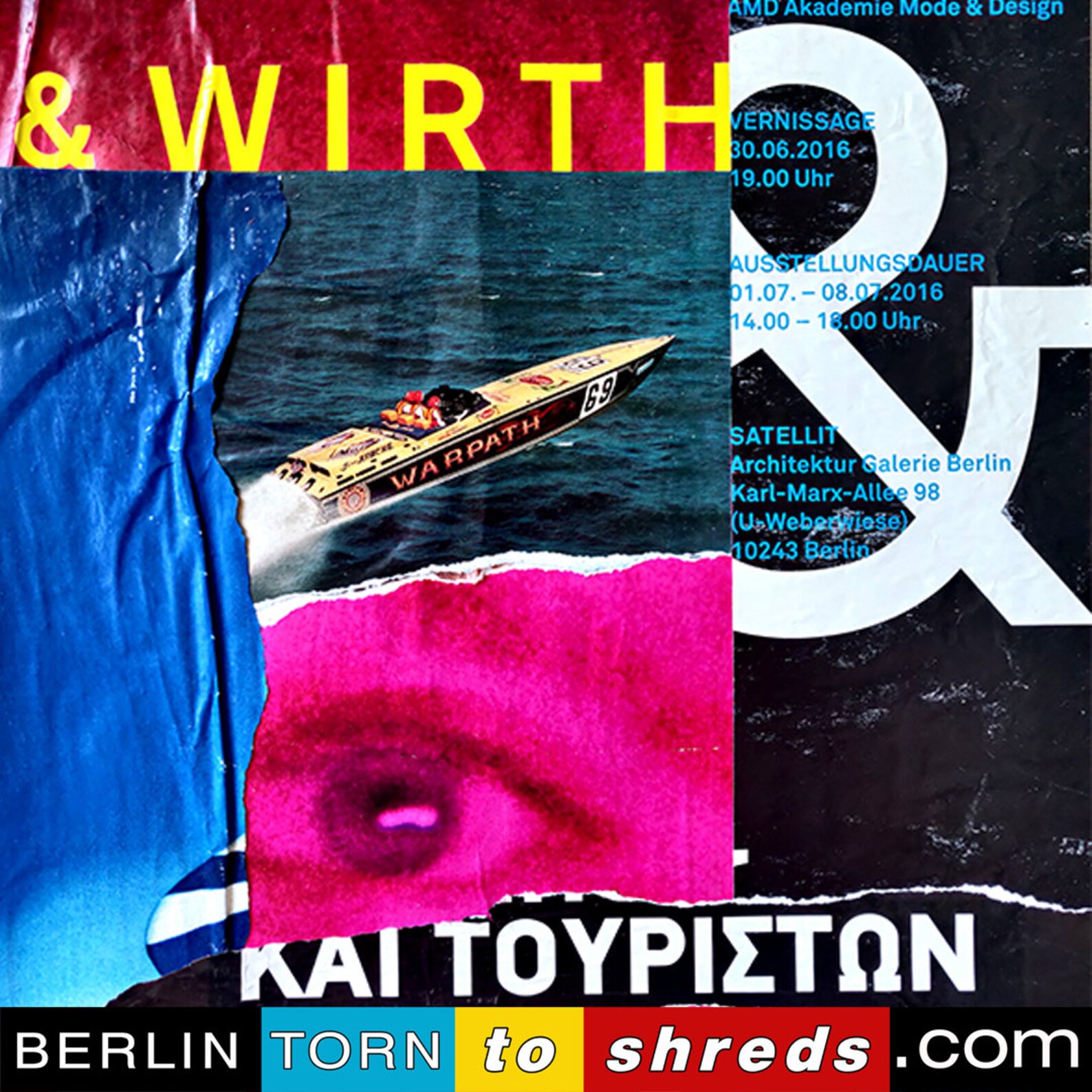 This Edgy Street Art Collage is Made From Posters Torn From the Streets ...