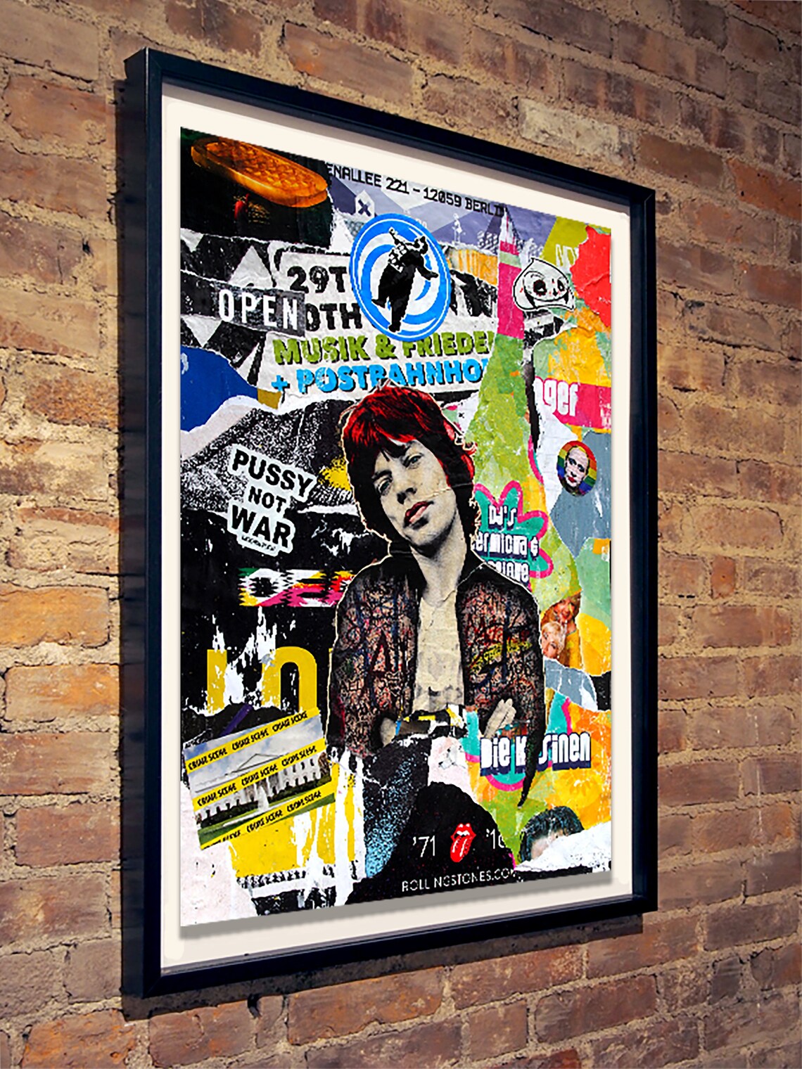 This Edgy Street Art Collage is Made From Posters Torn From the Streets ...