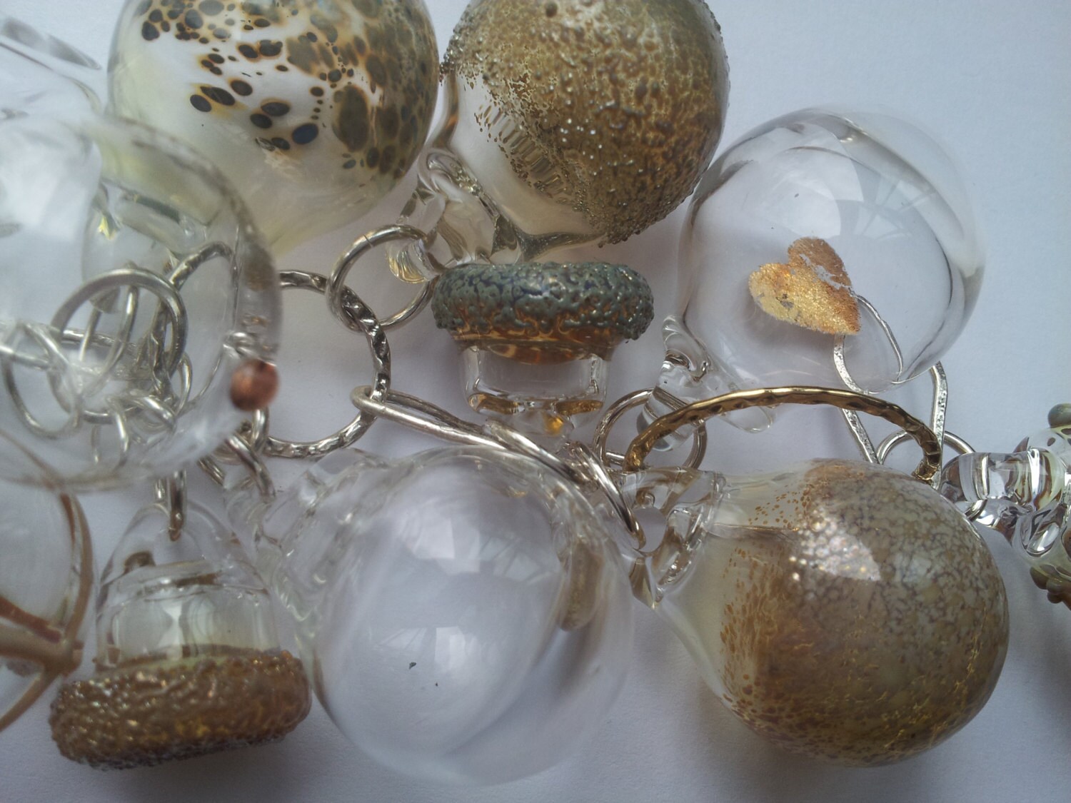 Glass Cascade Necklace - Etsy