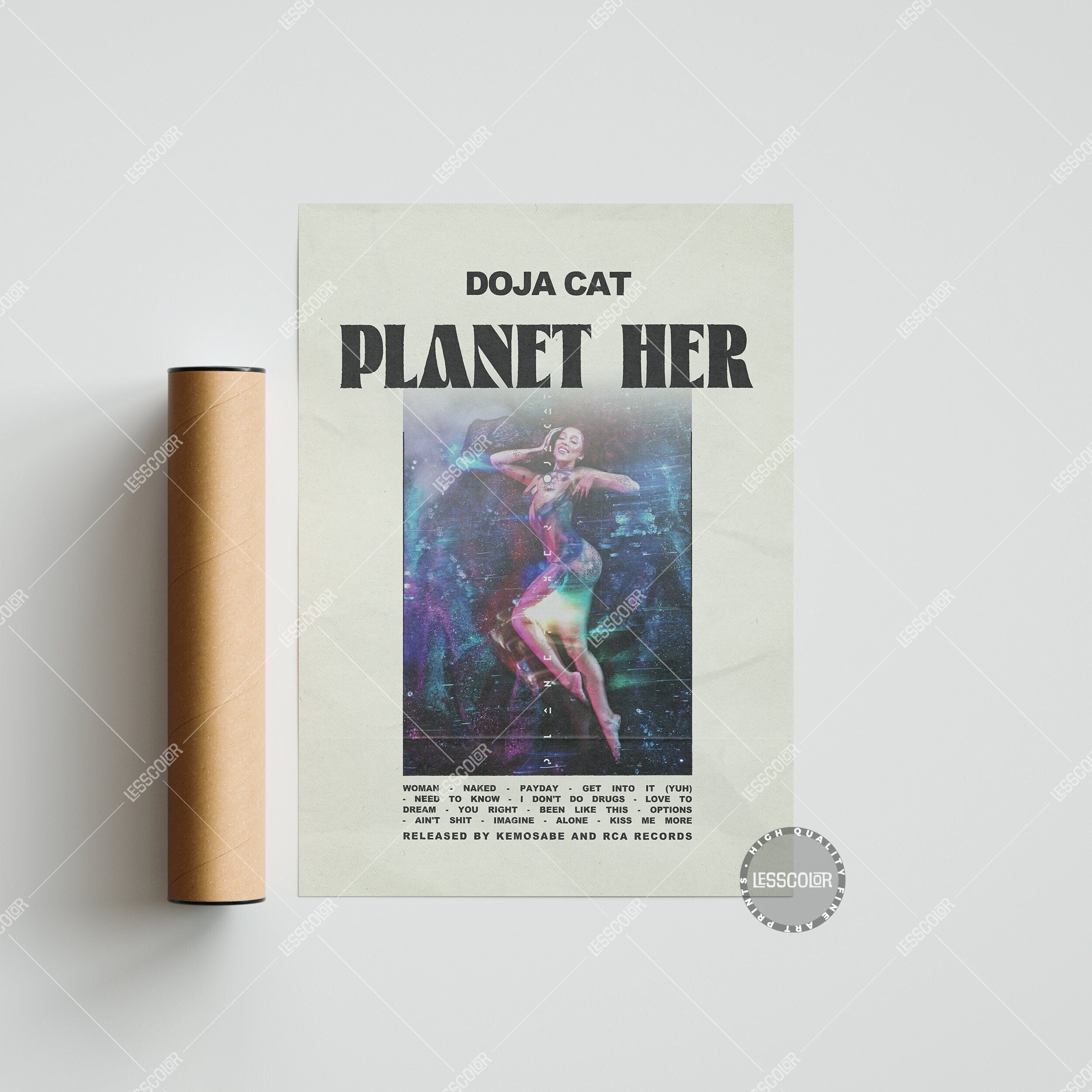 Doja Cat Posters / Planet Her Poster, Album Cover Poster, Poster Print ...