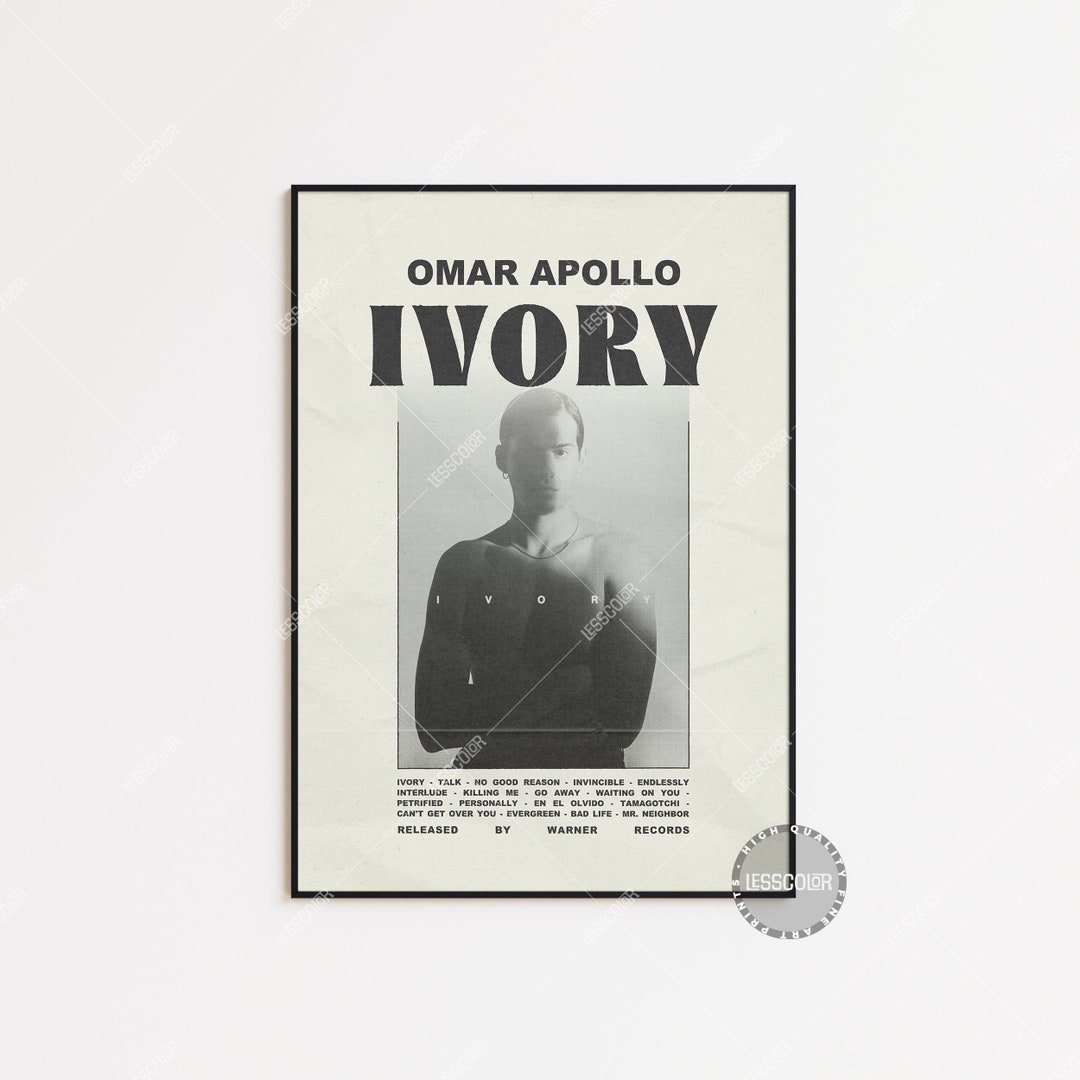 Omar Apollo Posters / Ivory Poster/ Album Cover Poster / Tracklist ...