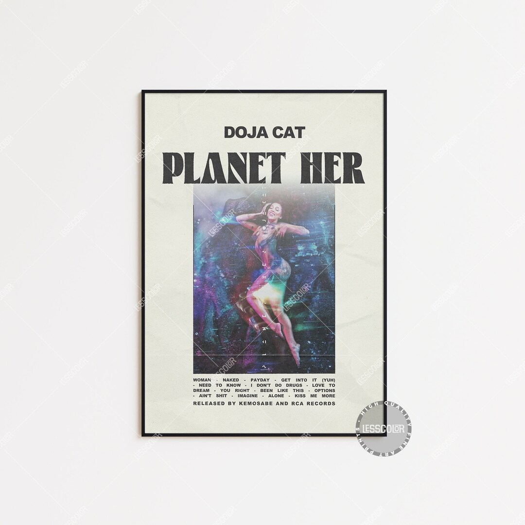 Doja Cat Posters / Planet Her Poster, Album Cover Poster, Poster Print Wall Art, Custom Poster ...