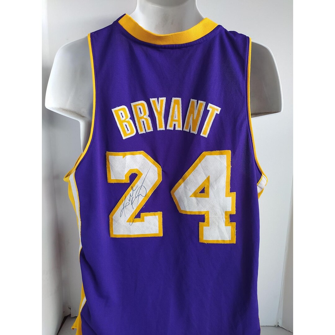 Kobe Bryant Los Angeles Lakers Vintage Jersey Signed With Proof - Etsy