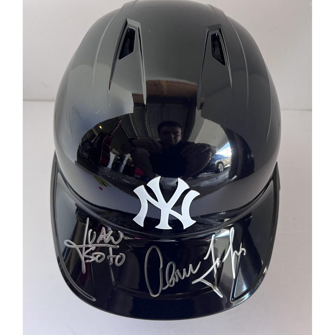 New York Yankees MLB Authentic Game Model Full Size Batting Helmet ...