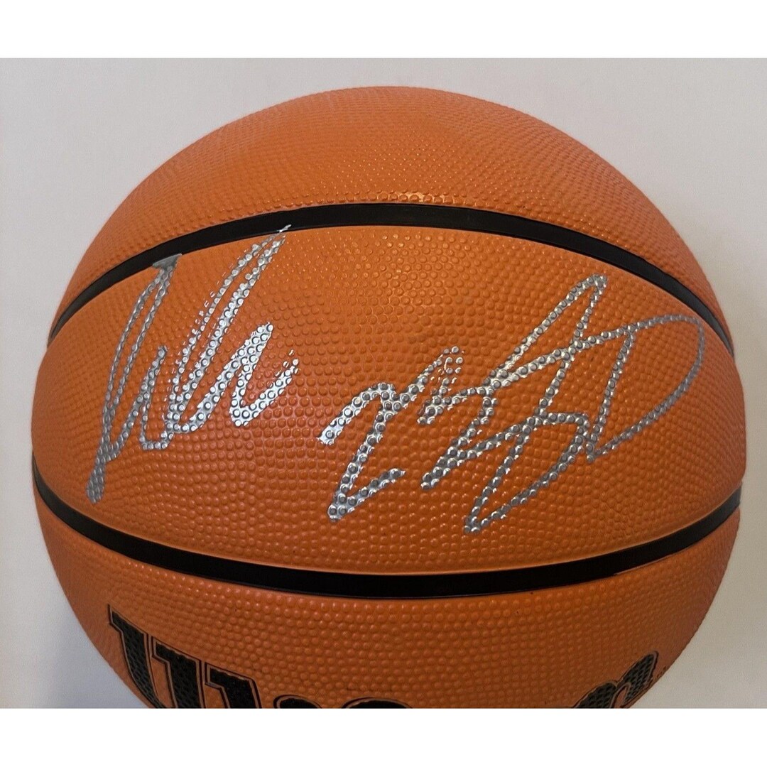 Luca Doncic and Lebron James Wilson NBA Full Size Basketball signed ...