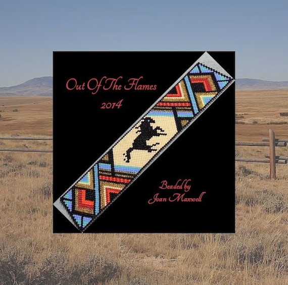 Bead PATTERN Vanishing Herds Mustang Cuff Bracelet Peyote or - Etsy