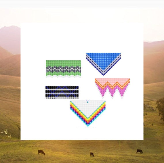 Fringe Tutorial With 5 Designs Beading Pattern - Etsy