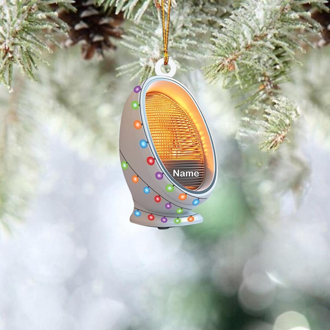Personalized Electric Quartz Heater Ornament, Space Heater Christmas ...