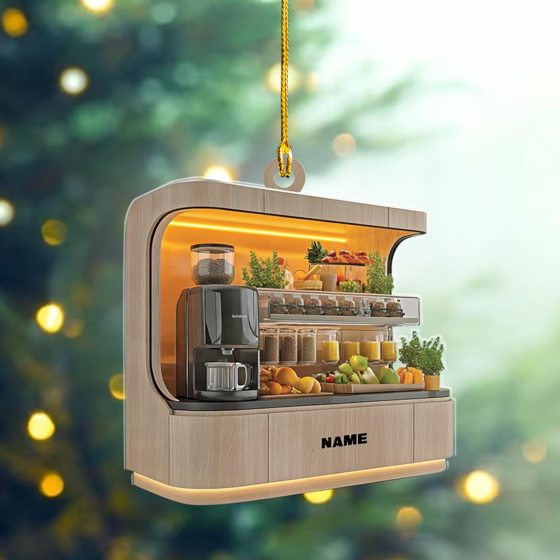 Kitchen Cabinet Christmas Ornament, Kitchen Xmas Ornament, Cooking ...