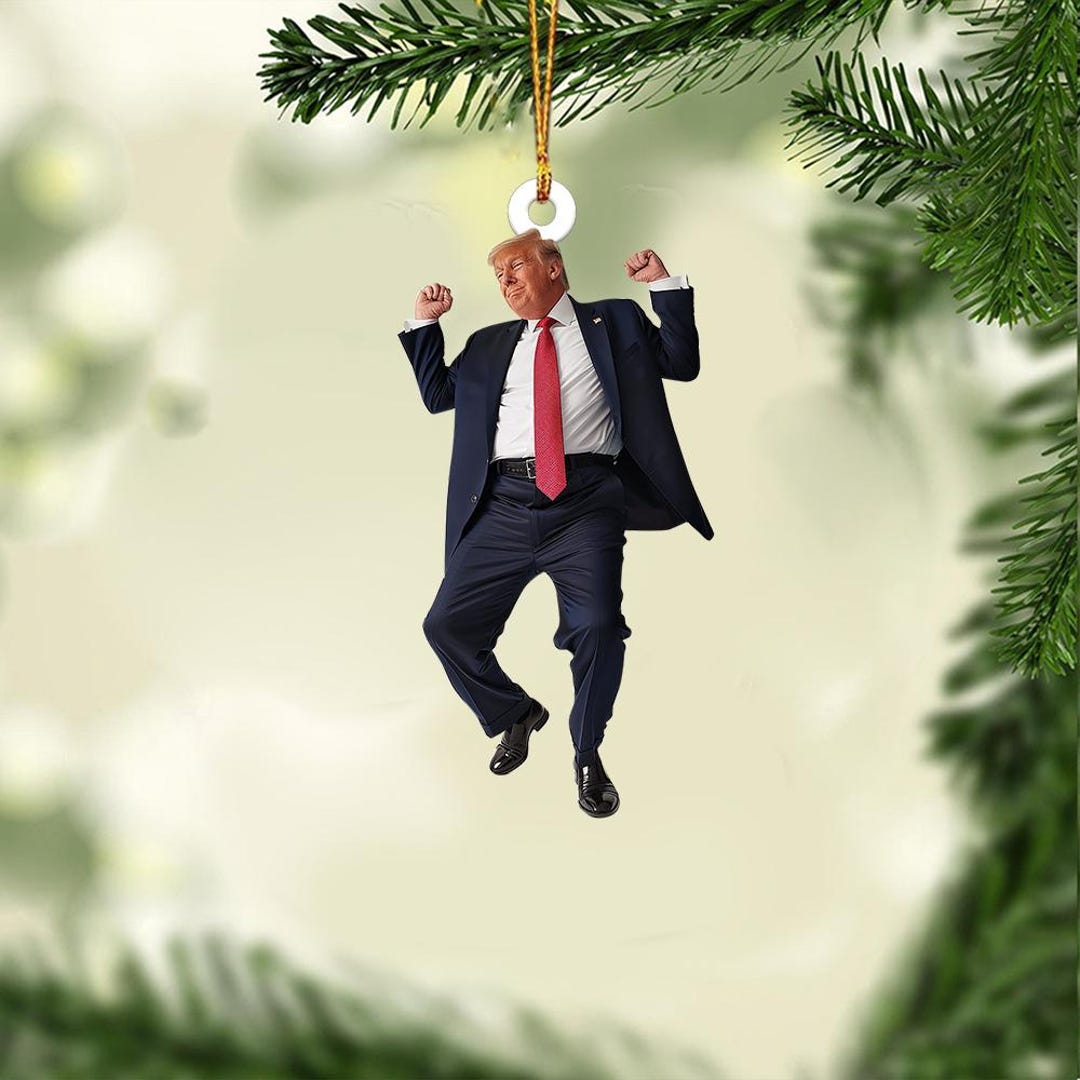 Donald Trump Dancing Christmas Ornament Trump MAGA Ornament Trump 47th ...