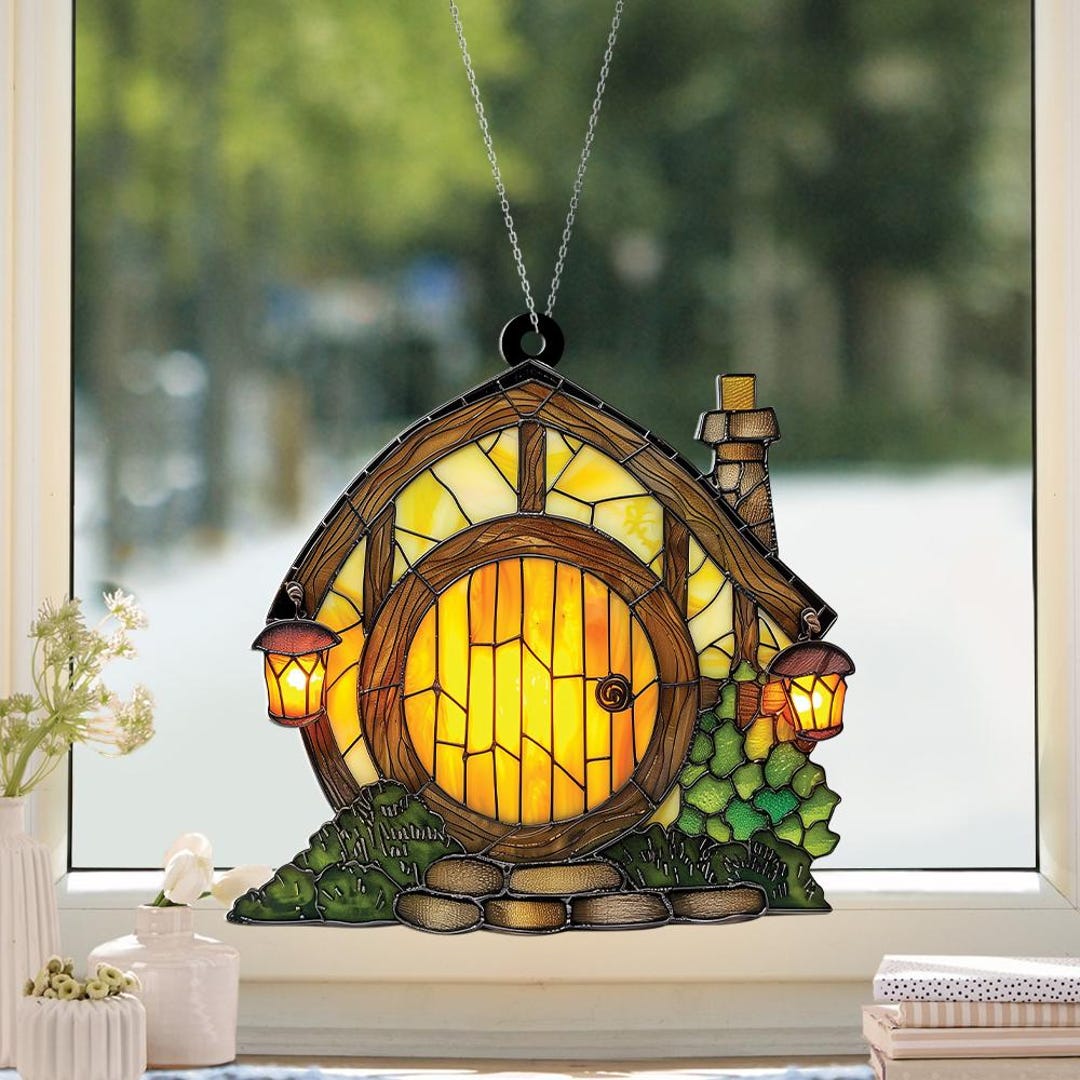 Shire Suncatcher, Hobbit Suncatcher, Shire Home Decor, Shire Window ...