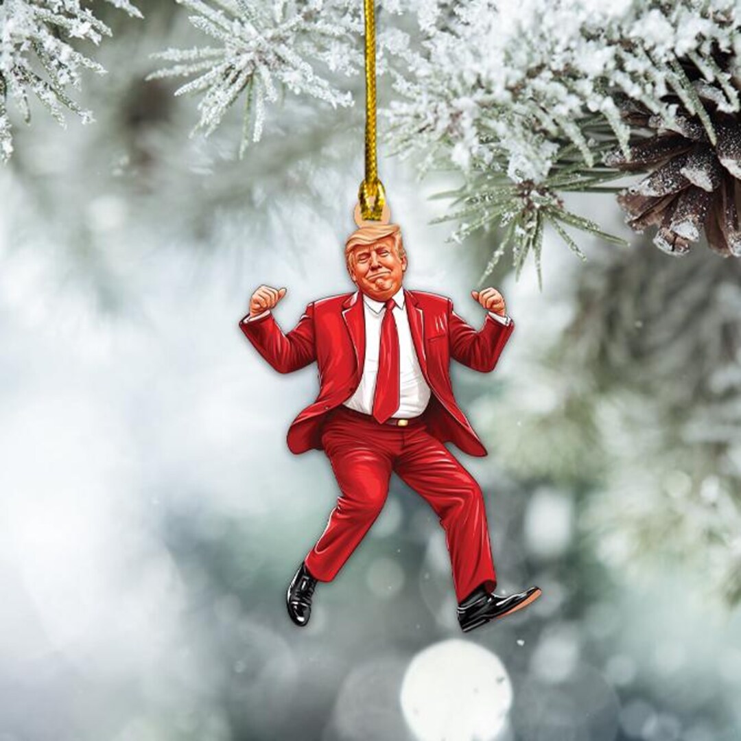Donald Trump Dancing Christmas Ornament Trump MAGA Ornament Trump 47th ...