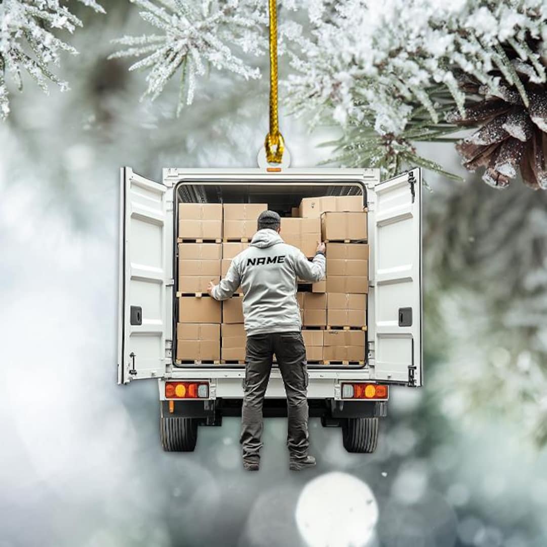 Postal Worker Christmas Ornament, Postman Christmas Ornament, Postal ...