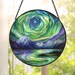 Stained Glass Northern Light Aurora Suncatcher, Northern Aurora Windows ...