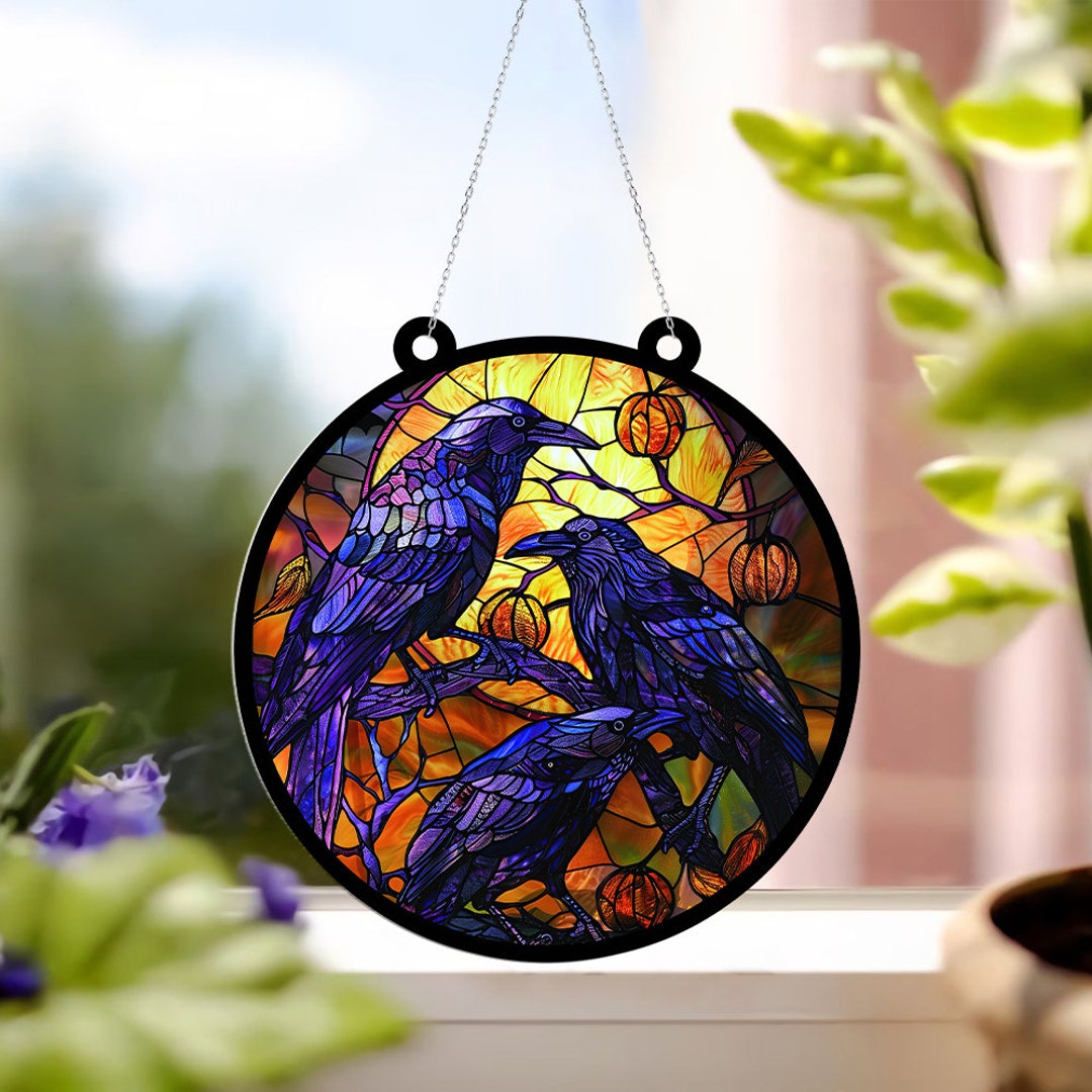 Moon Castle Bat Suncatcher for Windows for Bird Lovers Hangings ...