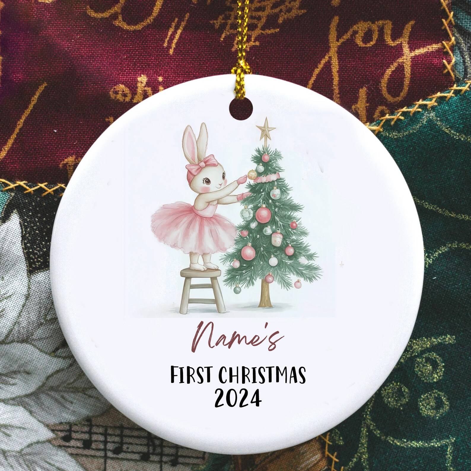 Personalized Baby First Christmas Ornament, Baby First Christmas ...
