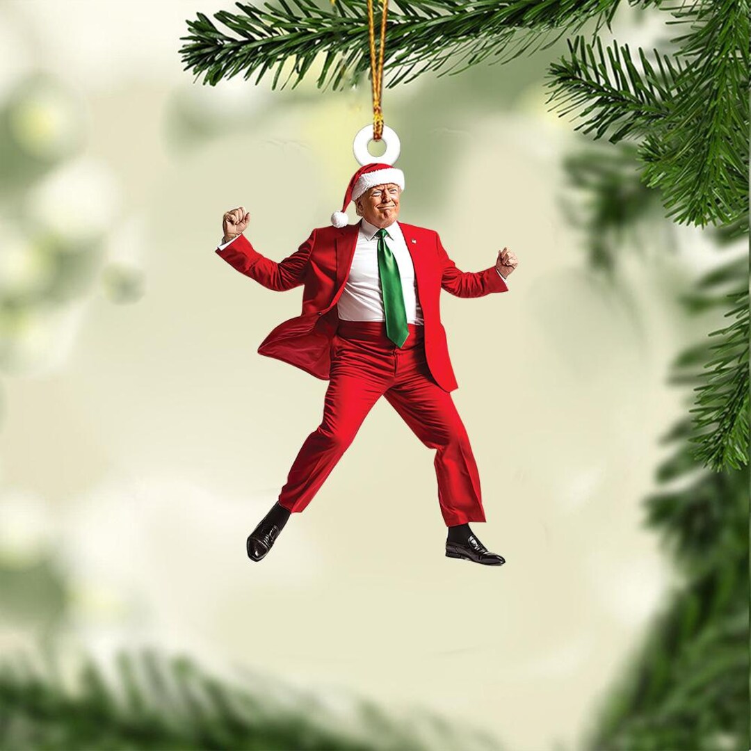 Donald Trump Dancing Christmas Ornament Trump MAGA Ornament Trump 47th ...