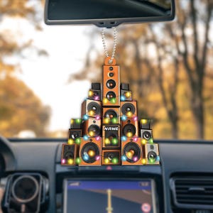 Personalized Speaker Christmas Ornament, Speaker Set Ornament, Louder ...